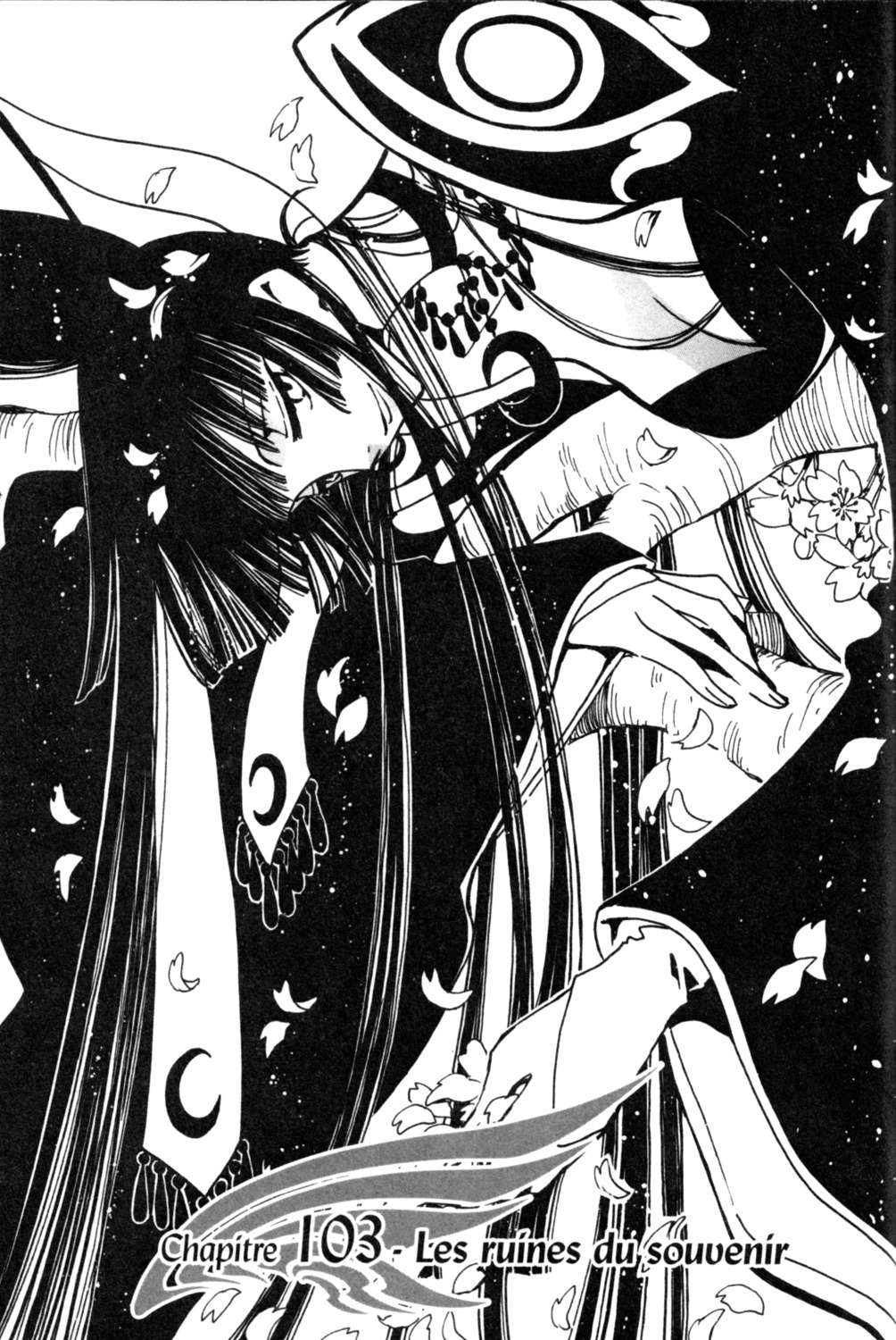 clamp xxxholic ichihara yuuko cleavage dress monochrome | #400864 | yande.re